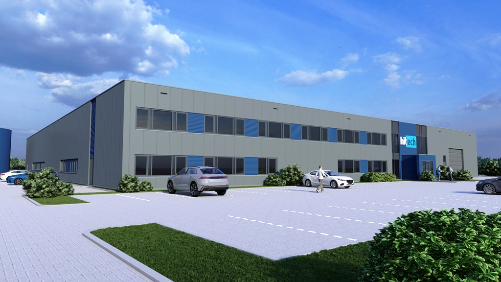 Nieuwbouw fabriek Hittech Landes
